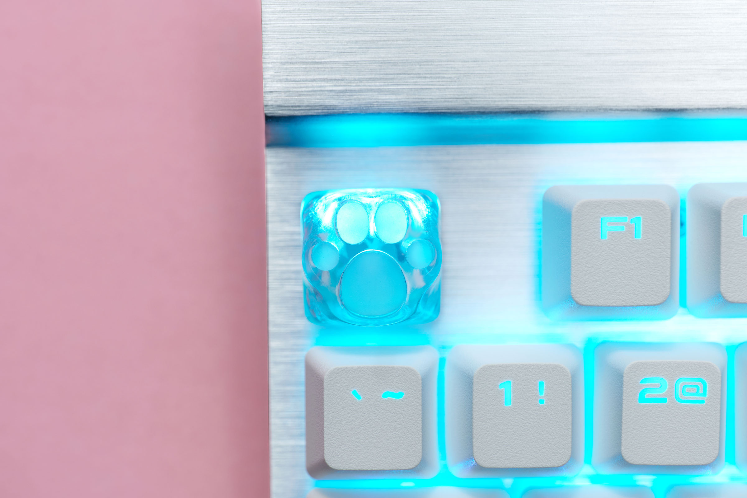 ZOMOPLUS Artisan Keycaps - Custom Tiffany Kitty Paw Keycap for ...