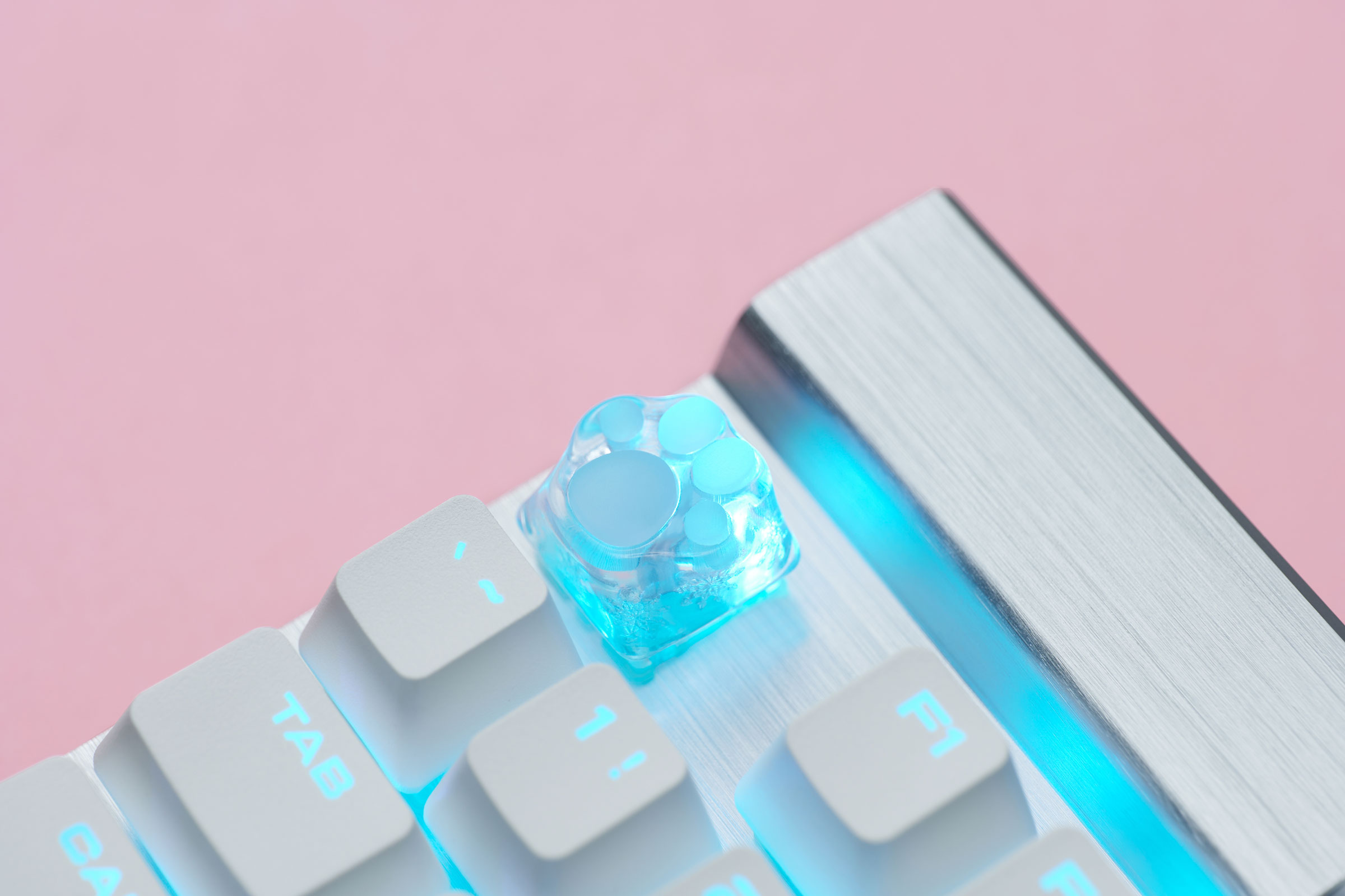ZOMOPLUS Artisan Keycaps - Custom Tiffany Kitty Paw Keycap for ...