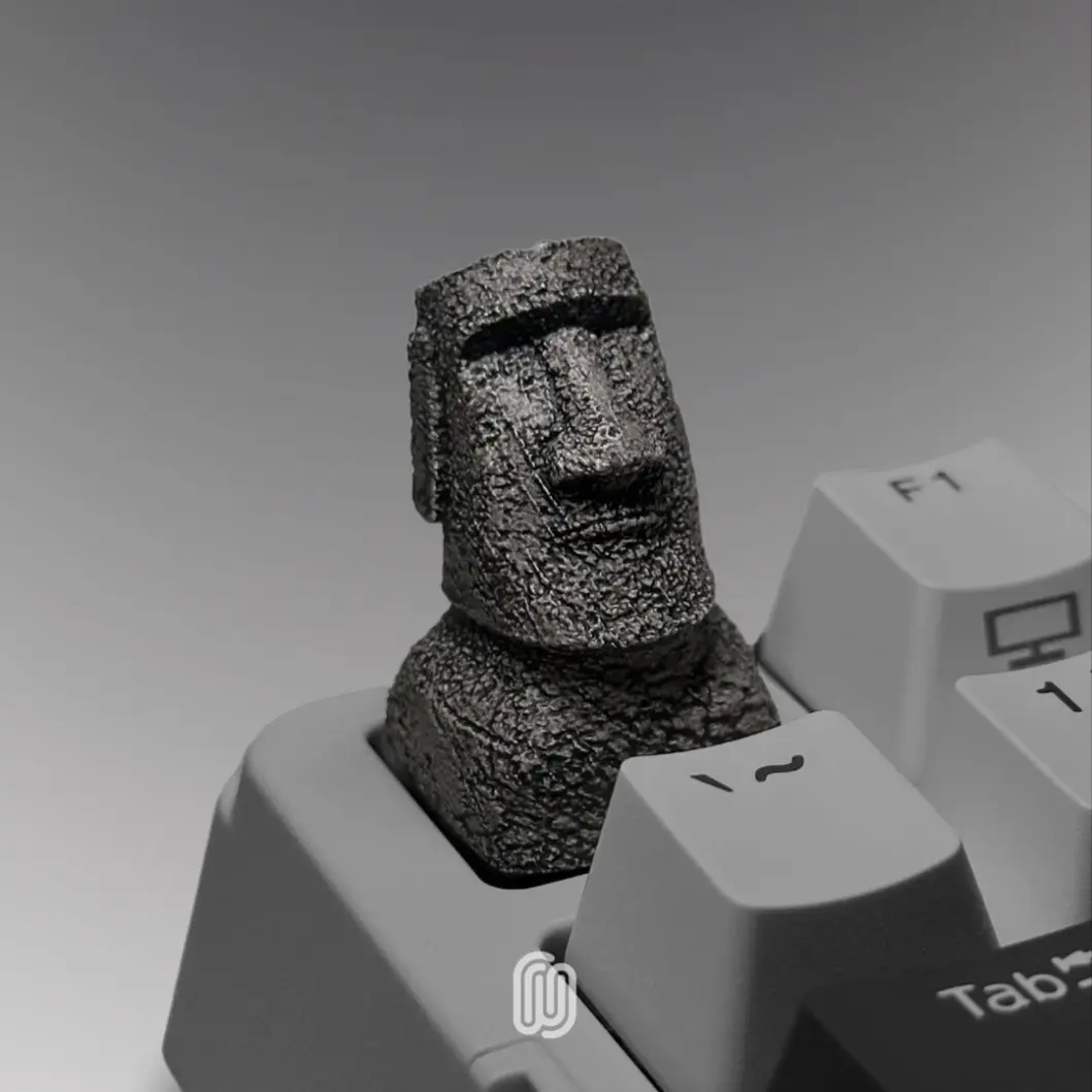 Artisan Keycaps - Custom Moai Keycap for Mechanical Keyboard