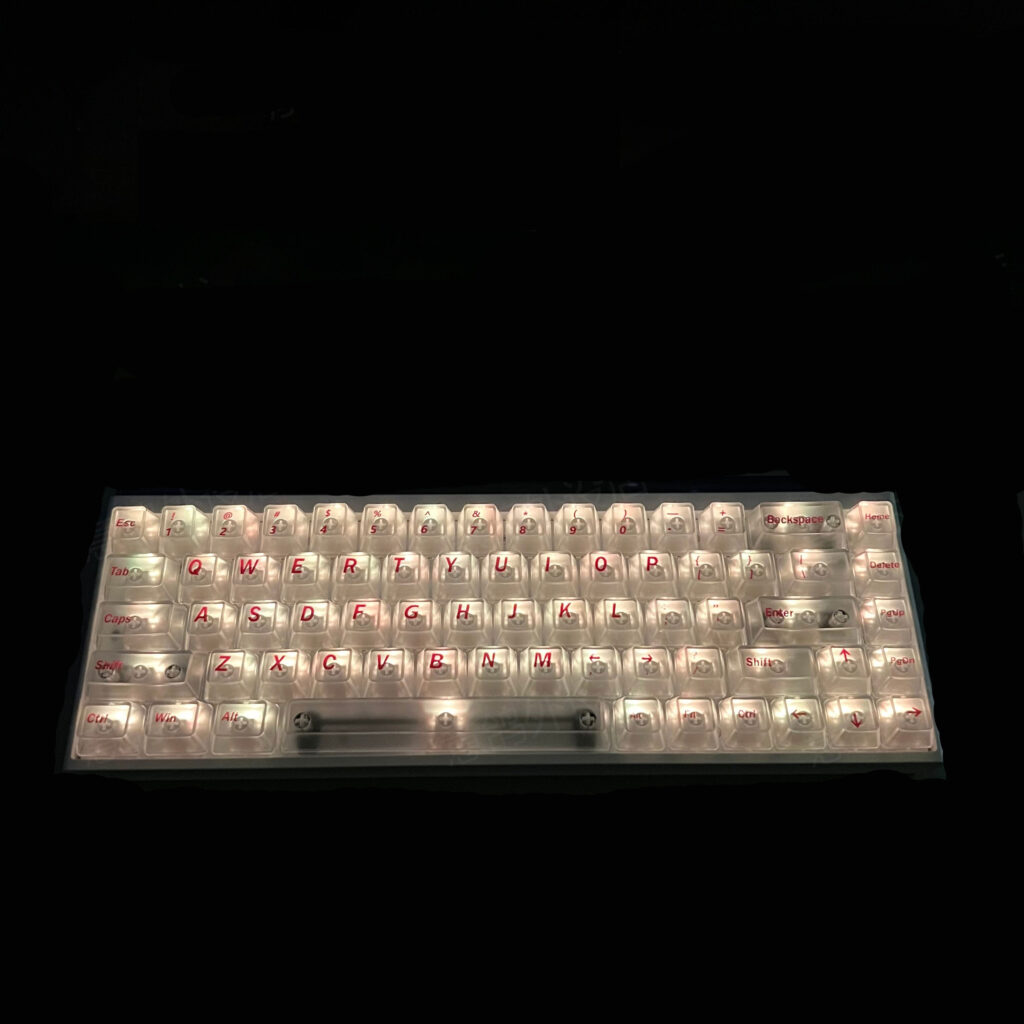 Frosted Translucent OEM Keycap Set: Modern | Kawaiikeycaps