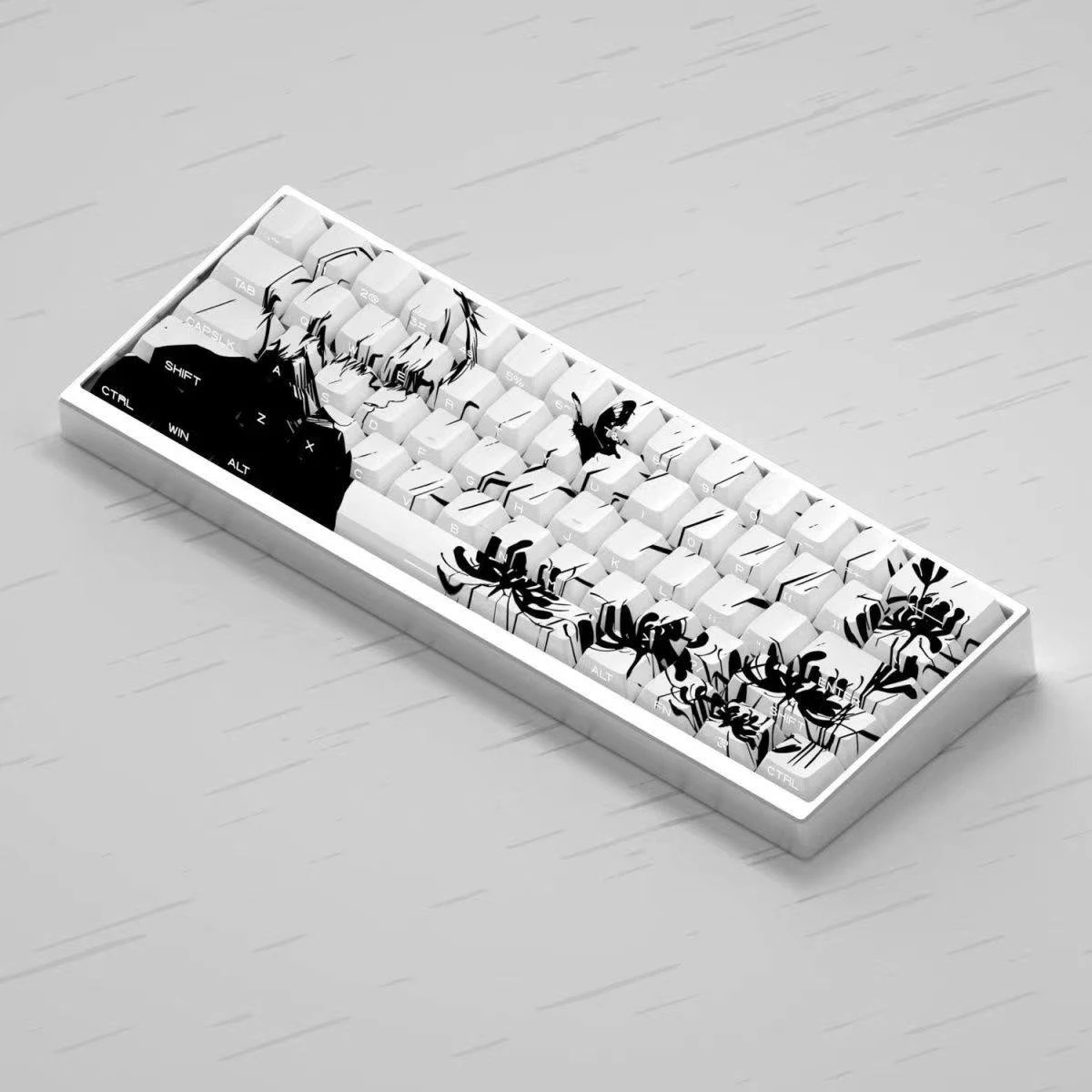 Ken Kaneki OEM Keycap Set: Anime Enthusiasts | Kawaiikeycaps