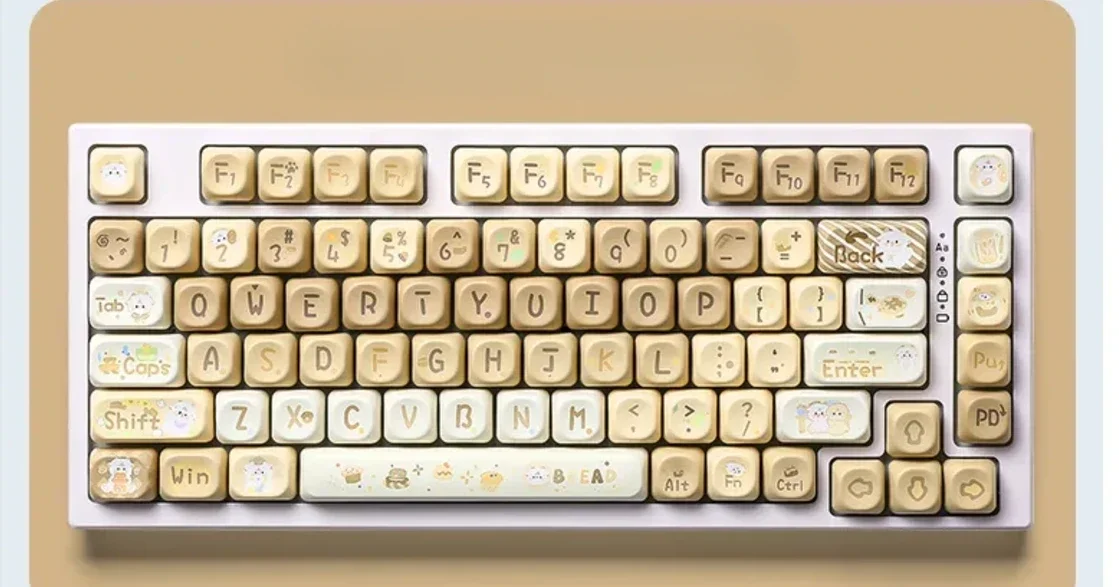 Baking Lamb Keycap Set Whimsical Cozy Bakery MOA PBT Set