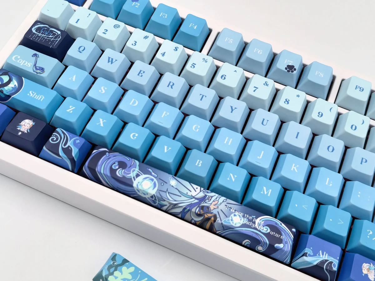 Neuvillette Keycap Set | Genshin Impact PBT Set for Collectors