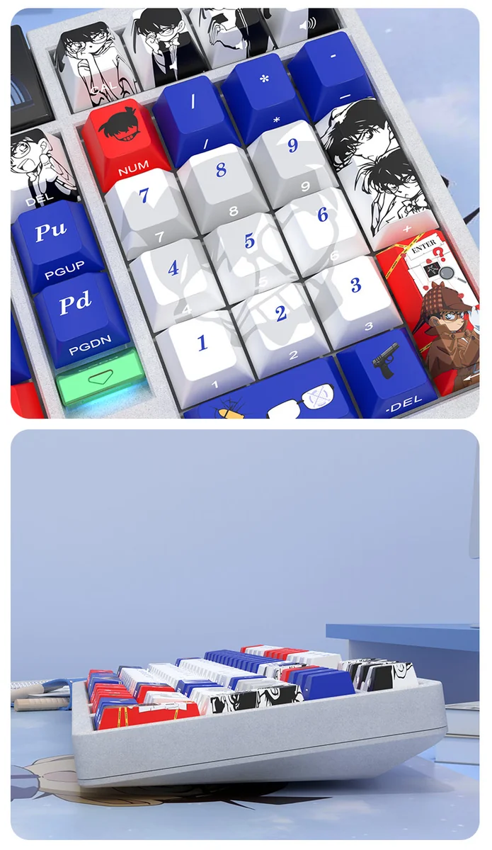 Detective Conan Keycap Set | Iconic Side-Printed