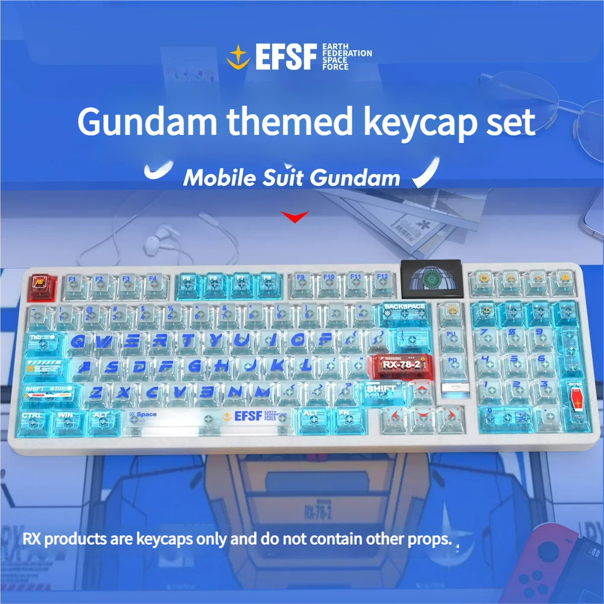 Gundam Keycap Set | RX-78-2 Mecha Fans