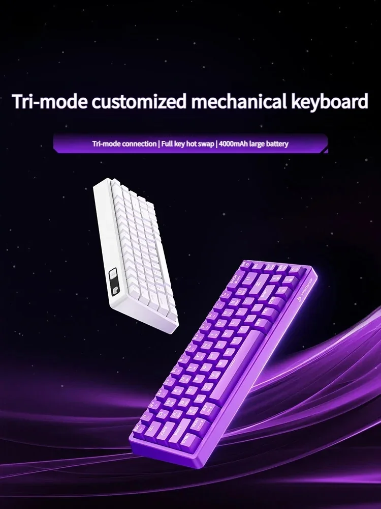 KB02 Tri-Mode Mechanical Keyboard | Hot-Swappable