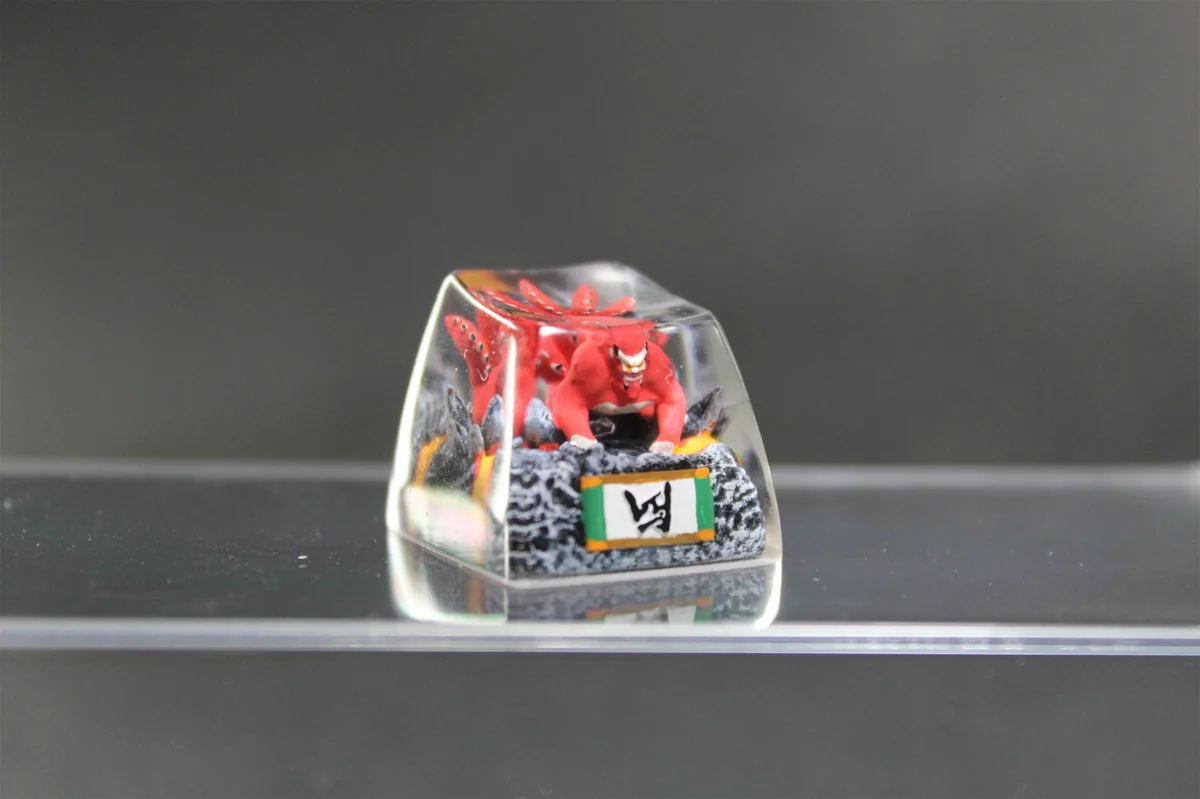 Naruto Keycap | Handcrafted Son Goku Keycap