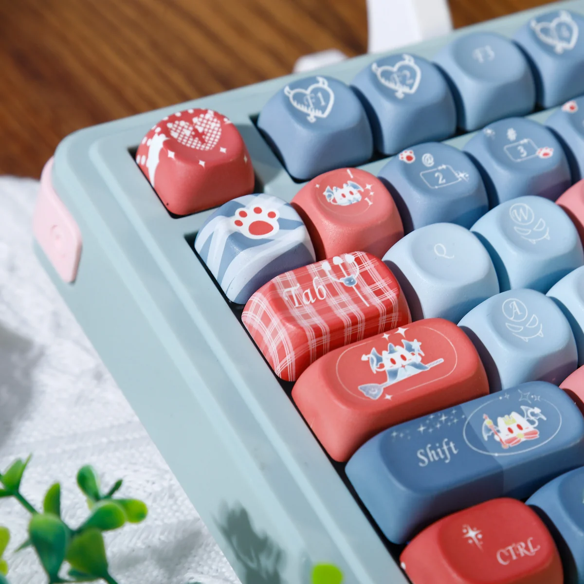 Devil's Nocturne Keycap Set | Dark Fantasy Design