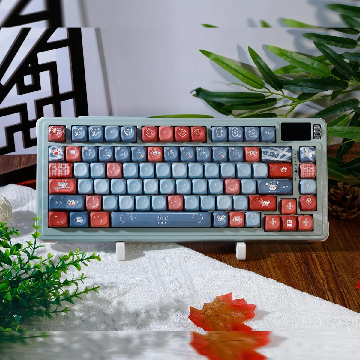 Devil's Nocturne Keycap Set | Dark Fantasy Design