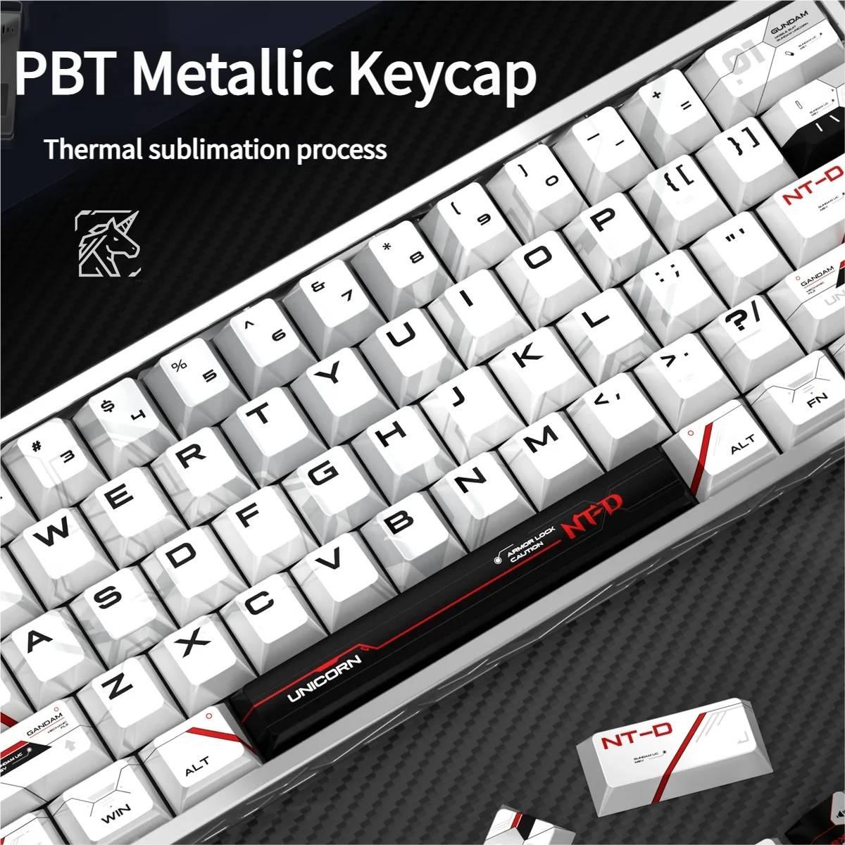 Unicorn Keycap Set - Shimmering Pearlescent