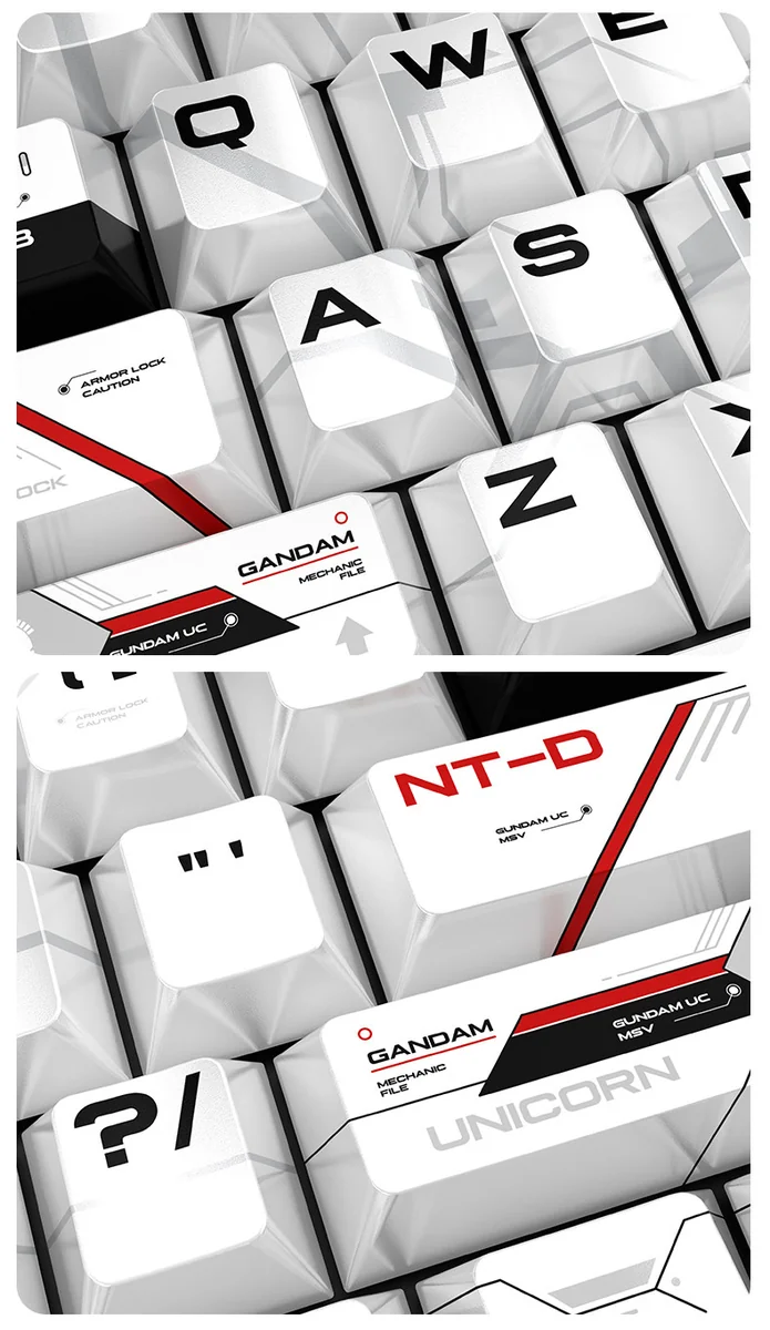 Unicorn Keycap Set - Shimmering Pearlescent