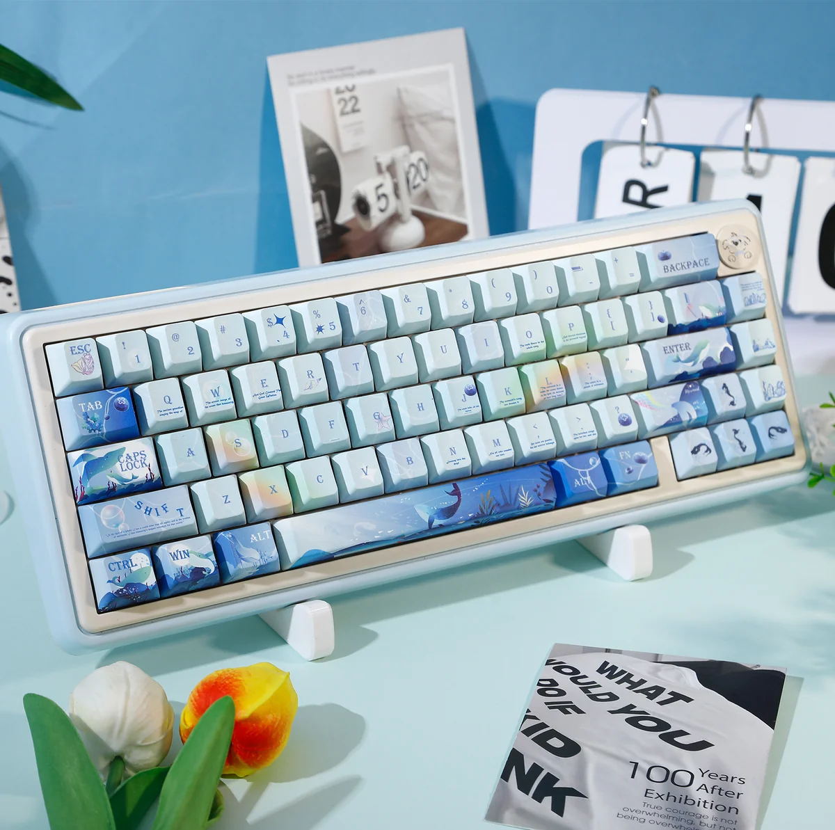 Whale Starlit Keycap Set | Serene Wonder