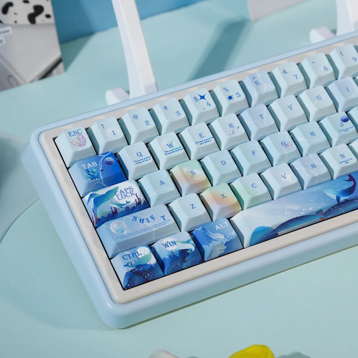 Whale Starlit Keycap Set | Serene Wonder