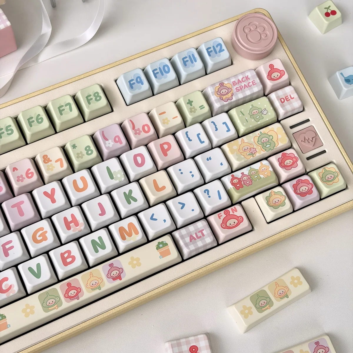 Teletubbies Garden Keycap Set | Relive Childhood Joy