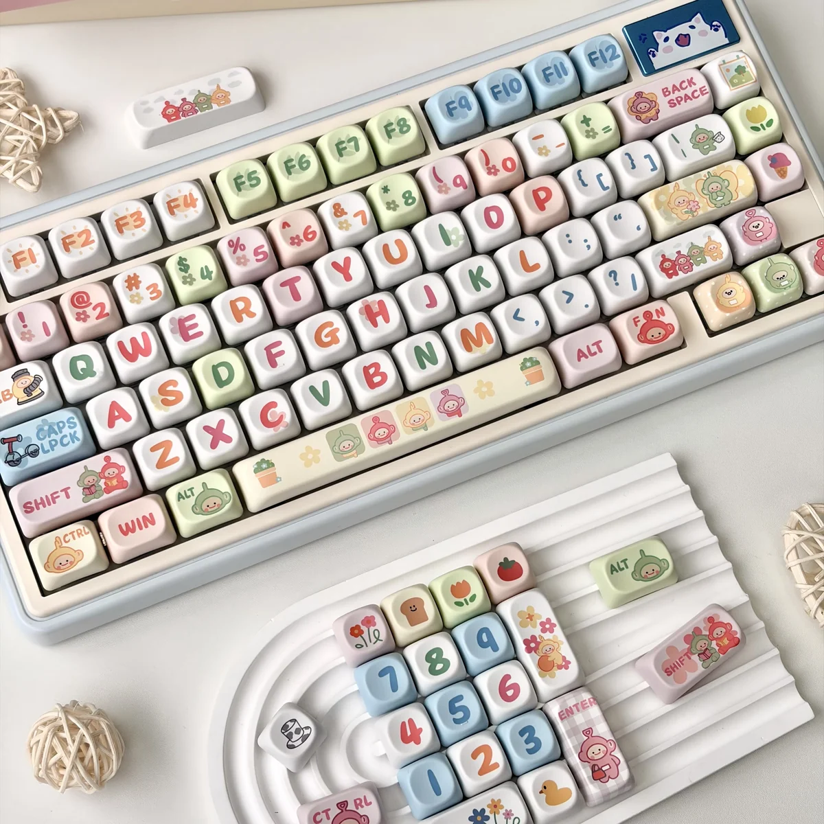 Teletubbies Garden Keycap Set | Relive Childhood Joy