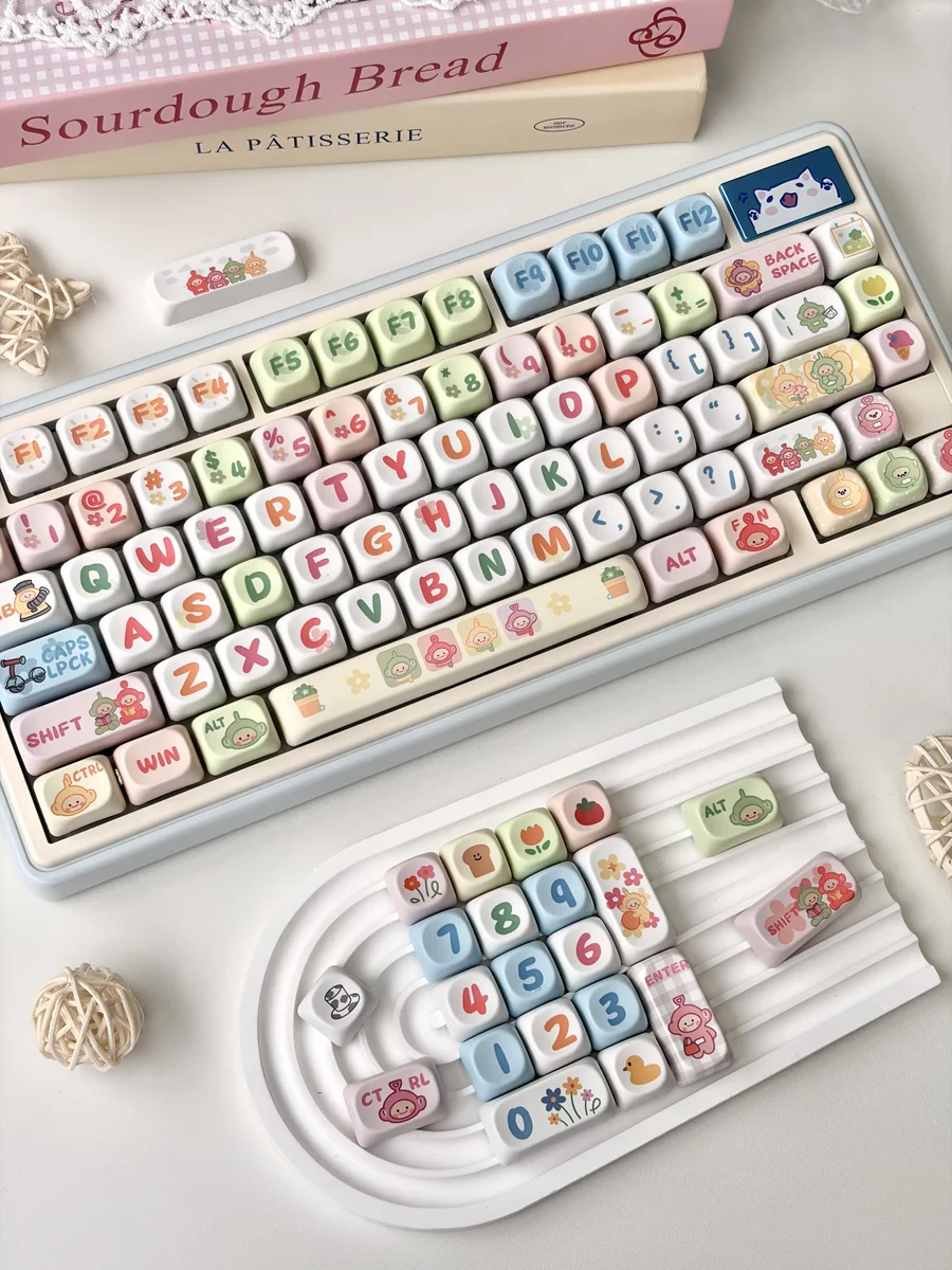 Teletubbies Garden Keycap Set | Relive Childhood Joy