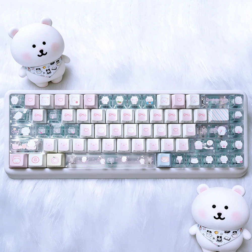 Joke Bear Keycap Set | Whimsical Chiikawa Tribute