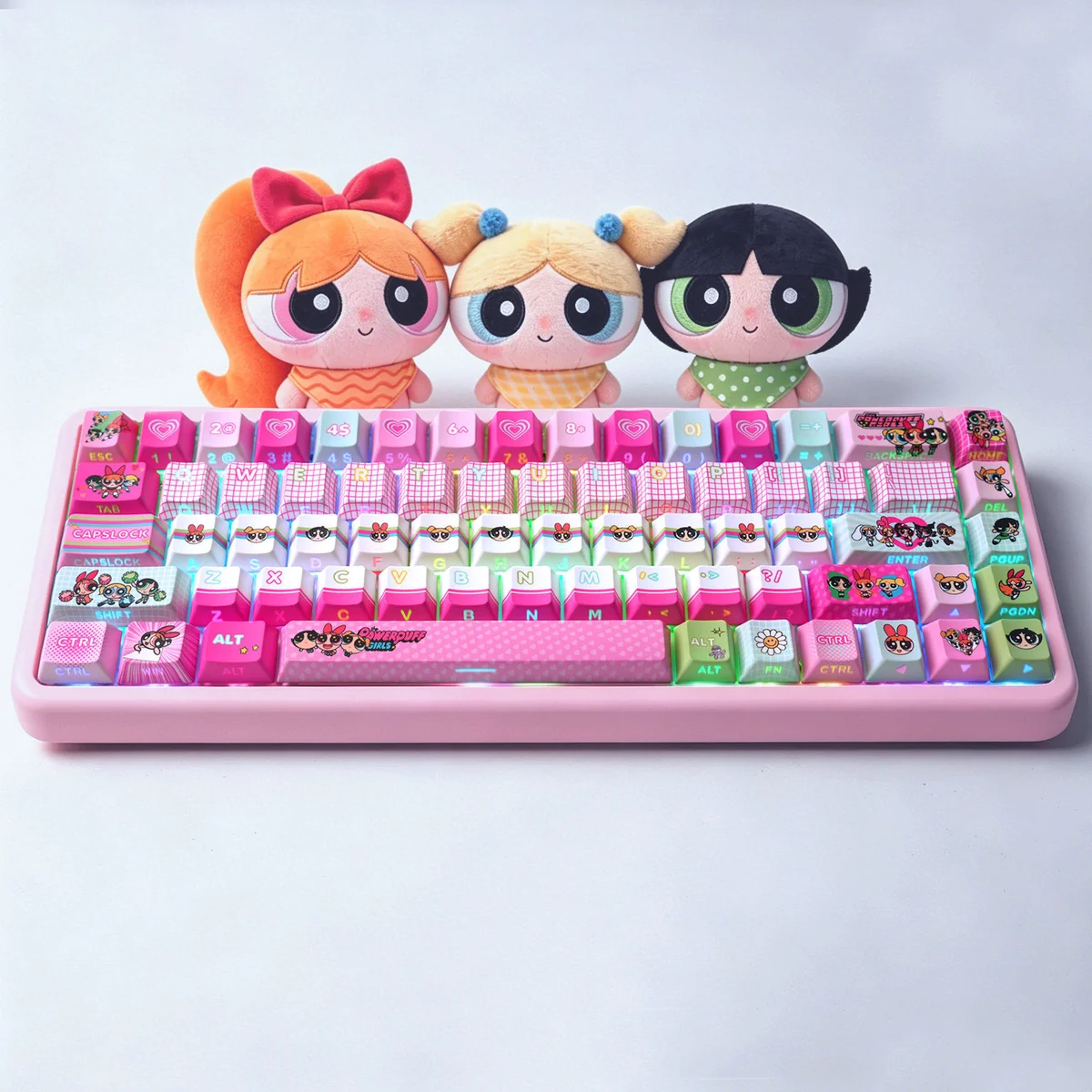 The Powerpuff Girls Keycap Set | Relive Childhood Heroism