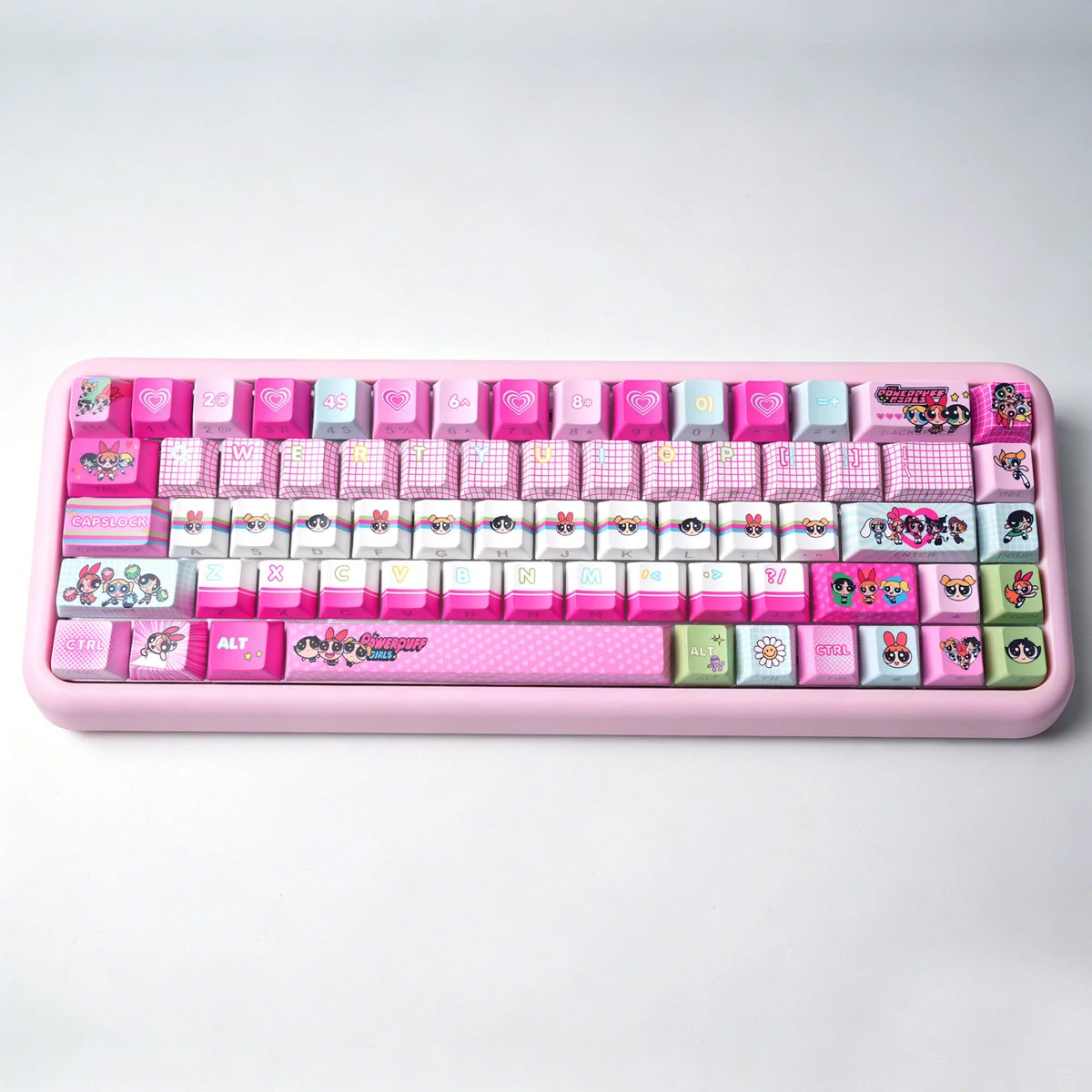 The Powerpuff Girls Keycap Set | Relive Childhood Heroism