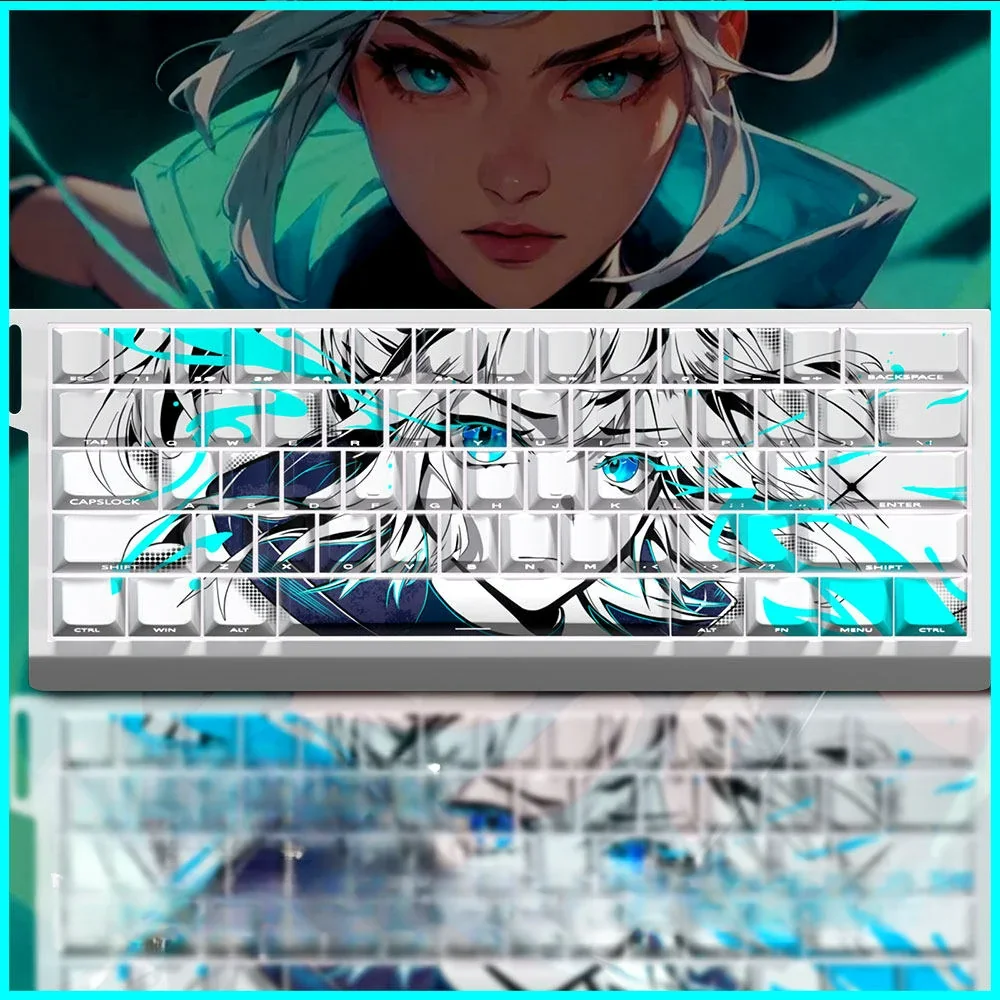 Valorant Jett Keycap Set | Embrace Agility & Spirit